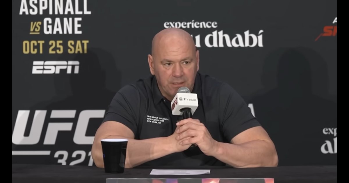 Dana White Responds to Eye-Poke Fiasco: “Who Gives a Wh...